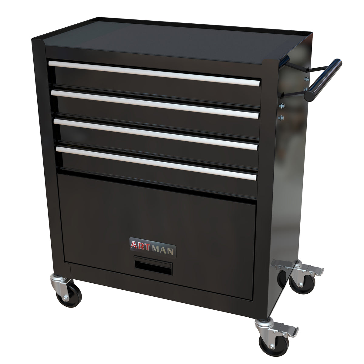 Tool Box on Wheels, Seizeen Tool Cabinet with 4 Drawers and 1 Cabinet, – seizeen