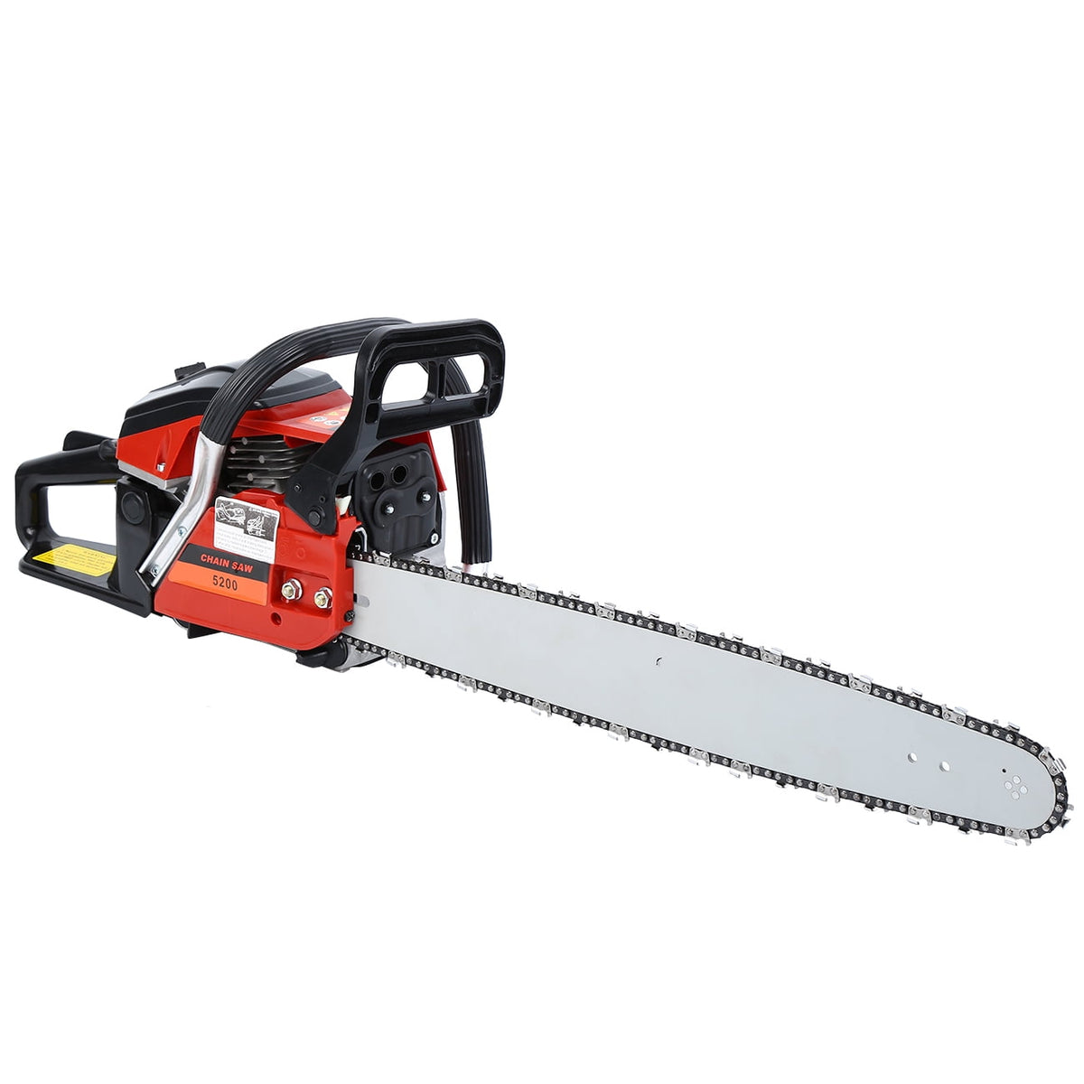 Seizeen 22" 52CC Gas Chainsaw 2-Cycle Engine, Handheld, Cordless Red ...