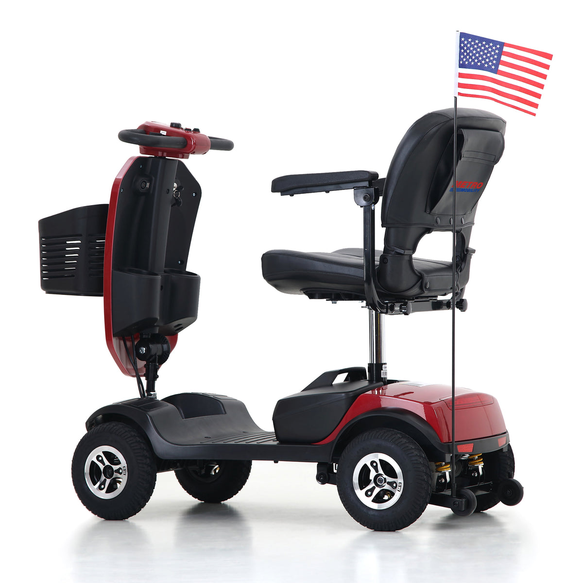 Foldable Mobility Scooters Rechargeable Battery, 4 Wheel Mobility Scoo ...